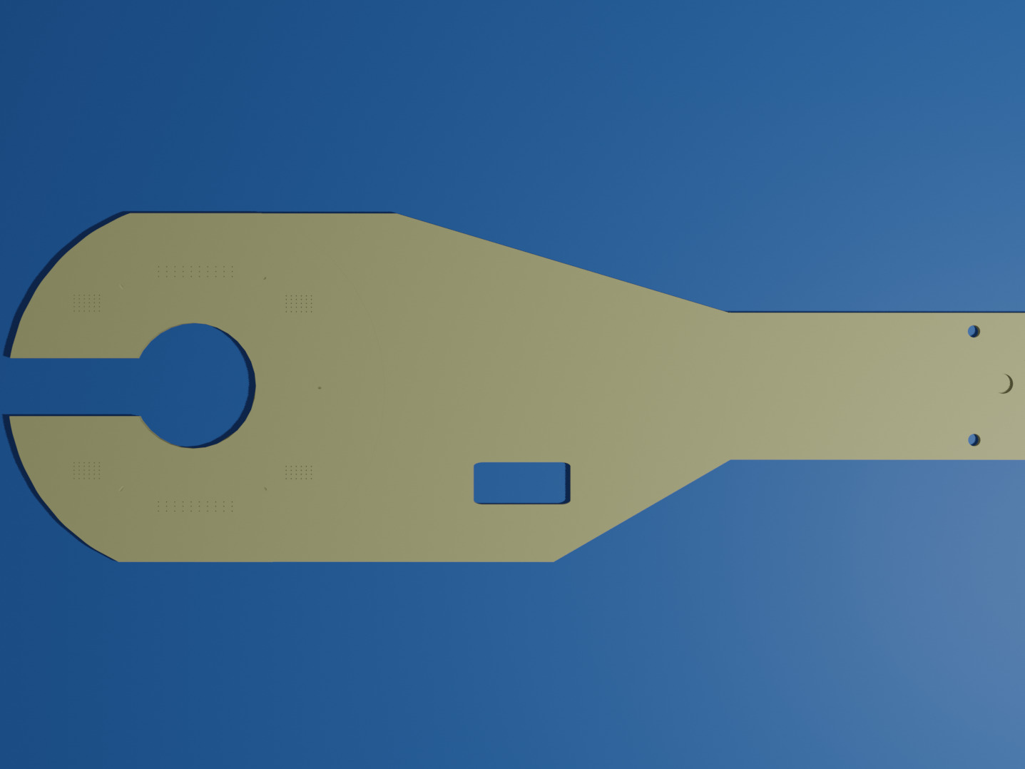 Wafer Transfer End Effector / Handling Arm - Ceramics Design Lab